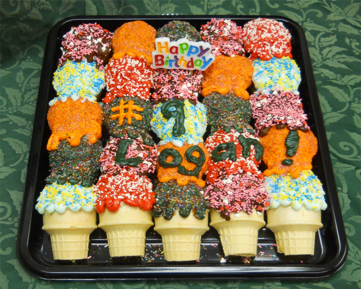 Cupcake Cake For Boy s 9th Birthday Dolci Italian Sweets LLC cupcake-cake-for-boy-s-9th-birthday-dolci-italian-sweets-llc